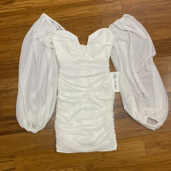 12th Tribe | Dresses | 2th Tribe Alessandra White Mini Dress Women Xs ...